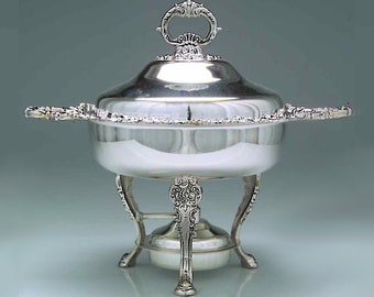 Sheridan Silver Plate Chafing Dish - Etsy