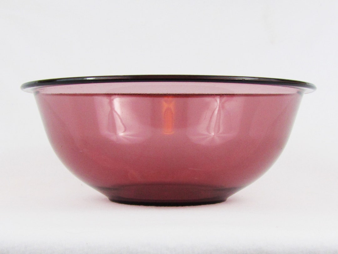 Pyrex Mixing Bowl Cranberry Originals by Corning. Number 325 - Etsy
