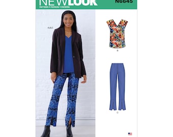 Summer Top Sewing Pattern UNCUT New Look 6466 Sizes 10-22 UNCUT - Etsy