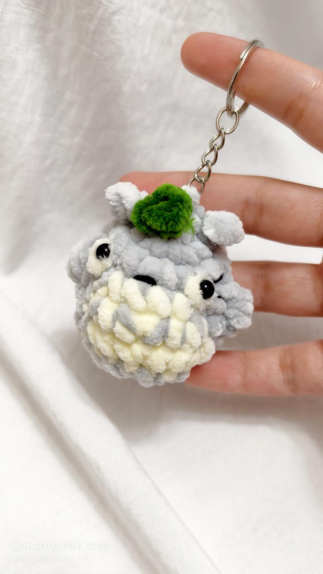 Amigurumi Crochet Totoro Keychain From the Movie My Neighbor Totoro - Etsy