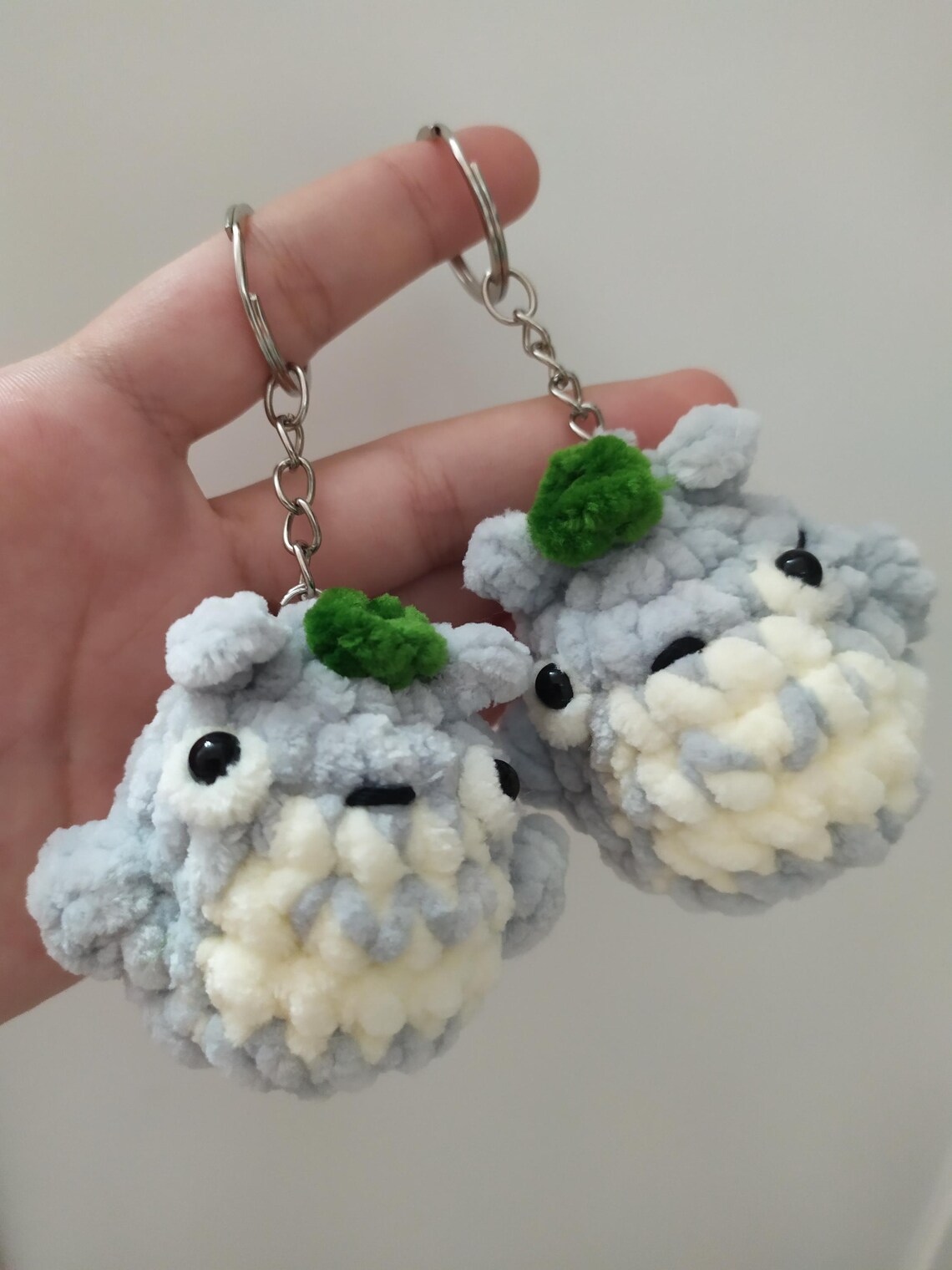 Amigurumi Crochet Totoro Keychain From the Movie My Neighbor Totoro - Etsy