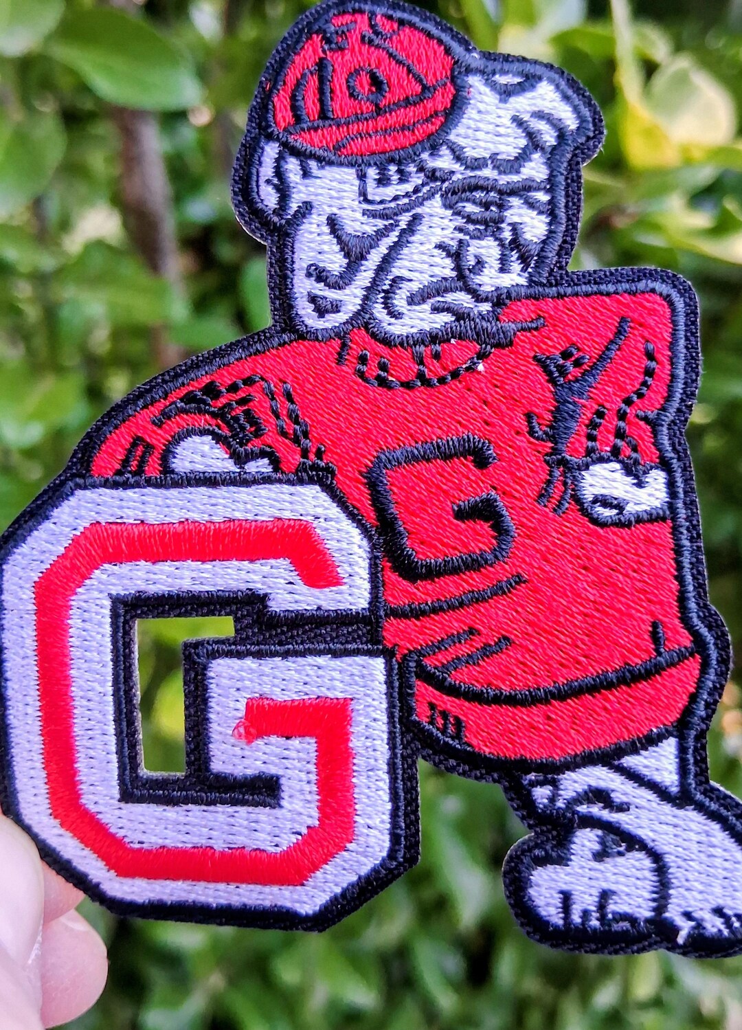 Georgia Bulldogs Embroidered Iron-on Patch - Etsy