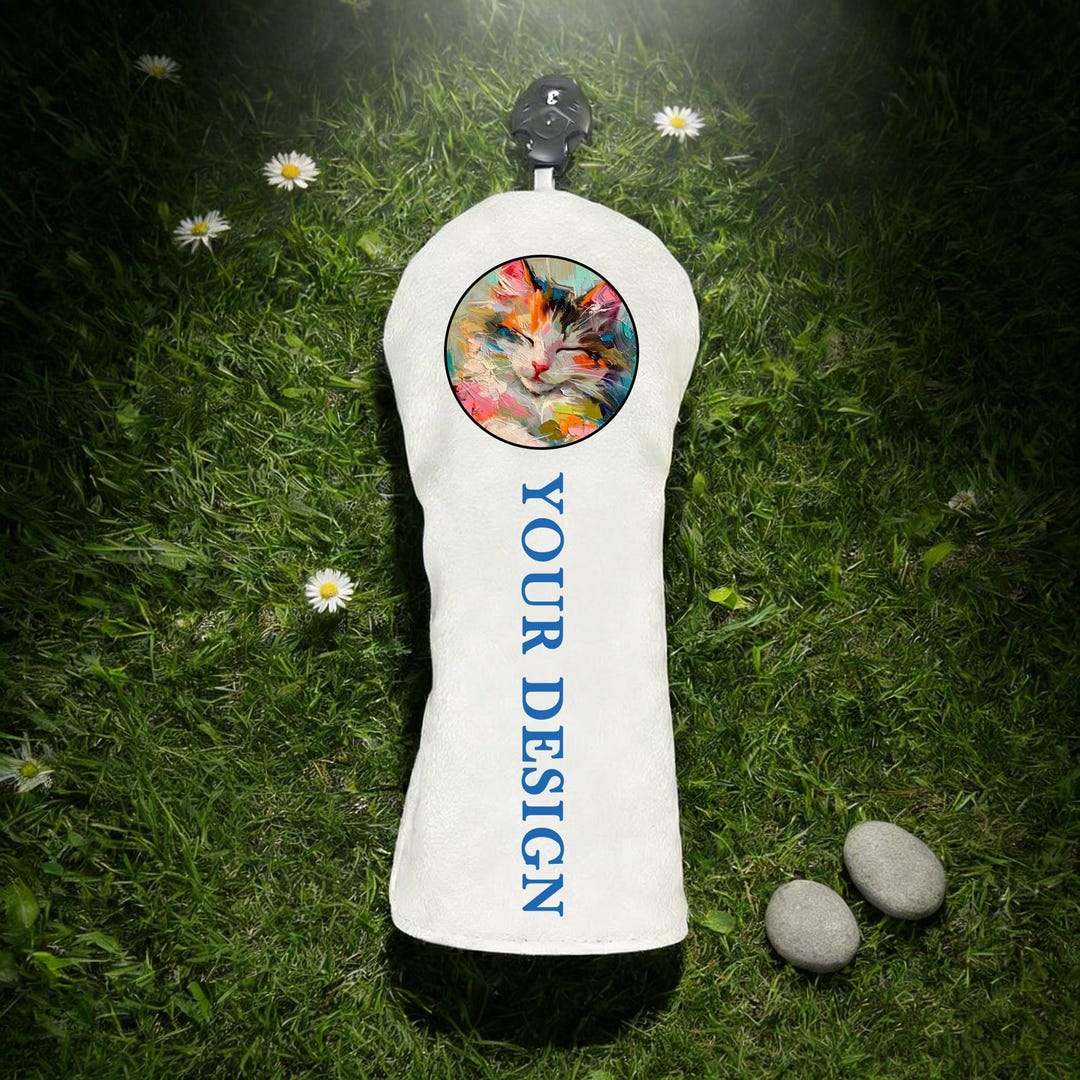 Personalized Photo Golf Headcover | Custom Golf Club Cover With Pet or ...