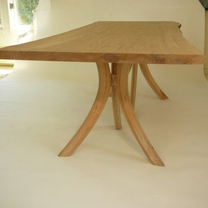 Live Edge Red Elm Single Slab Dining Table - Etsy