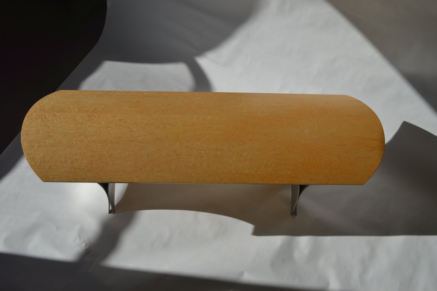 Winged Bench With Birdseye Maple Top - Etsy
