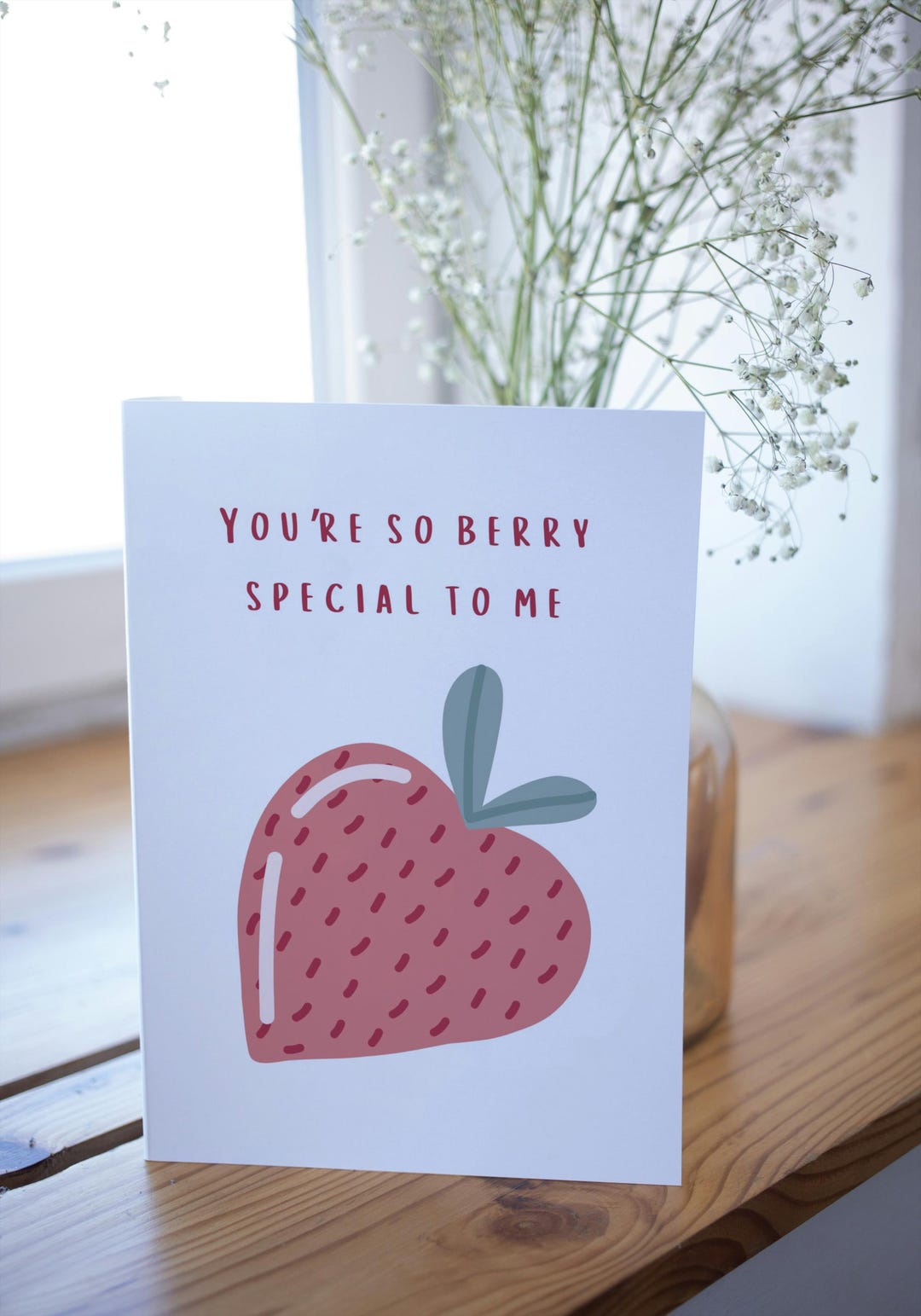 Youre so Berry Special to Me Pun Greeting Card | Birthday Valentines ...