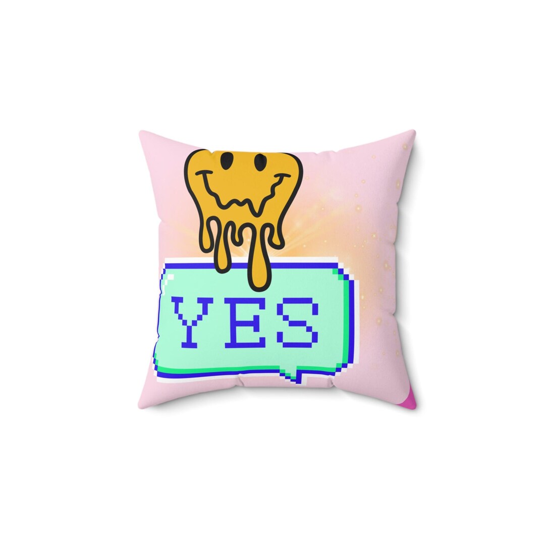 The Y2K Yes Play Cards Pillow - Etsy