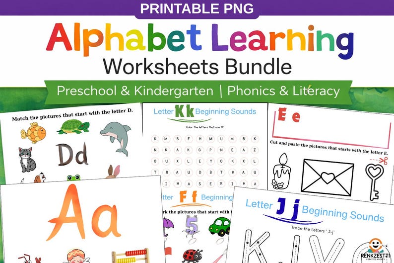 Bundle, Phonics, Beginning Sounds, Letter Recognition, Preschool ...