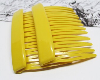 Yellow Hair Comb - Etsy