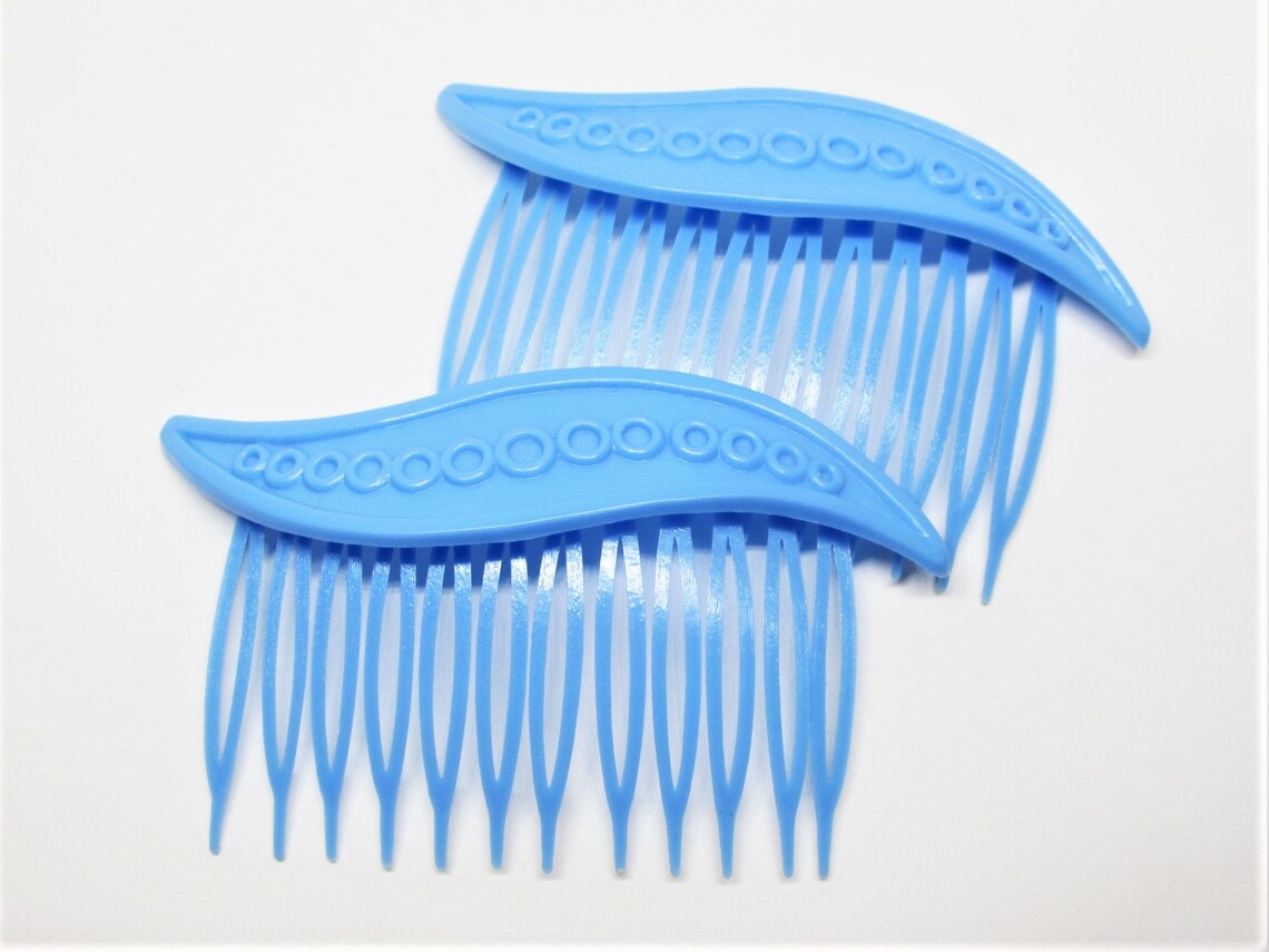 Vintage 1980s Decorative Hair Side Comb Set of 2 Heart Music - Etsy