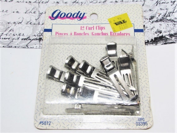 Vintage 1994 GOODY Pin Curl Clips Set of 12 in Original Box - Etsy
