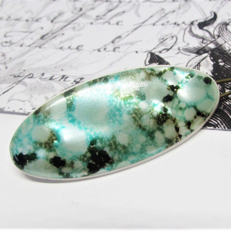 Mint Green Hair Clip - Etsy