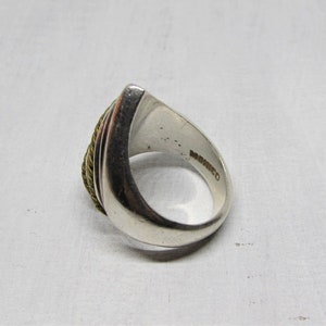 Vintage Mexican Sterling Silver Ring Modernist Geometric | Etsy