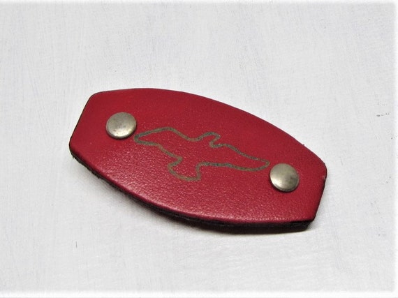 Set of 2 Boho Vintage 1970s Red Hair Barrettes- Bird … - Gem