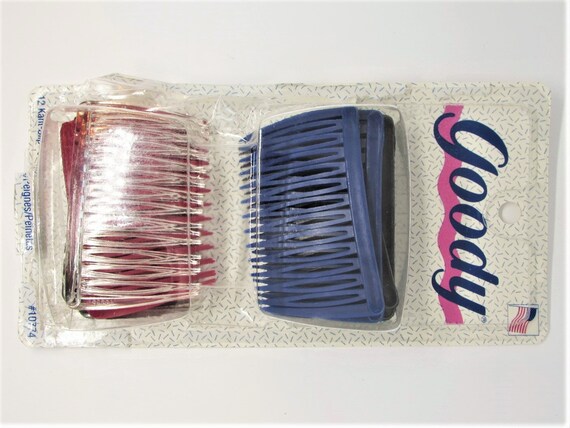 One (1) Pair of Vintage 1995 GOODY Hair Side Combs- R… - Gem