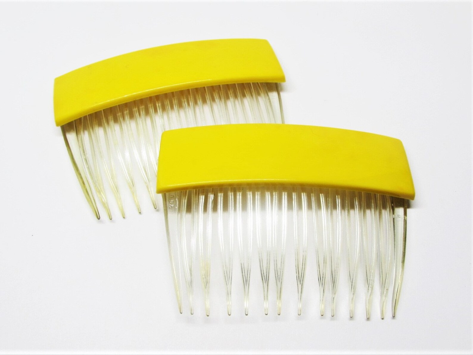 Vintage 1975 GOODY Bright Yellow Plastic Hair Comb Set - Etsy Hong Kong