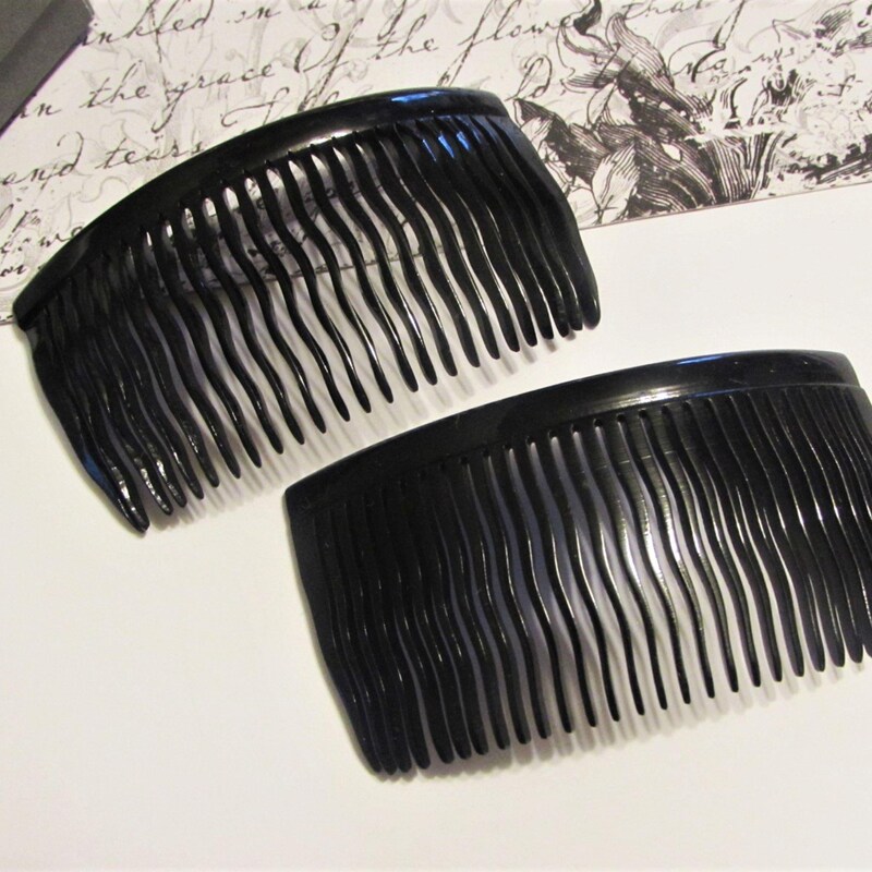 Black Hair Comb - Etsy