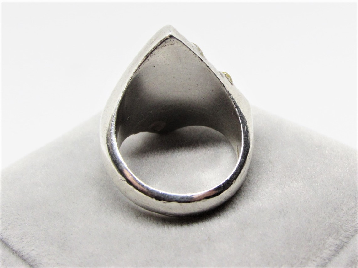 Vintage Mexican Sterling Silver Ring Modernist Geometric | Etsy