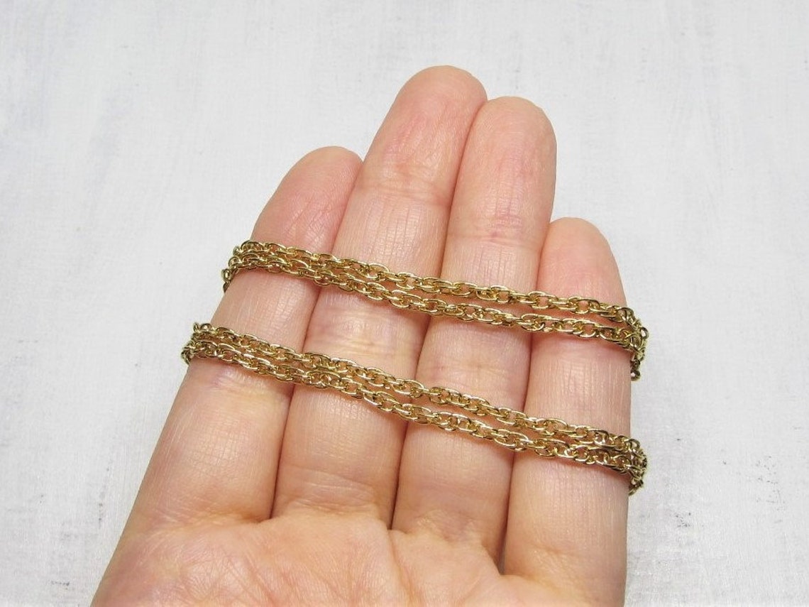Vintage Mens Gold Chain Necklace Thick Chunky Gold Twisted - Etsy