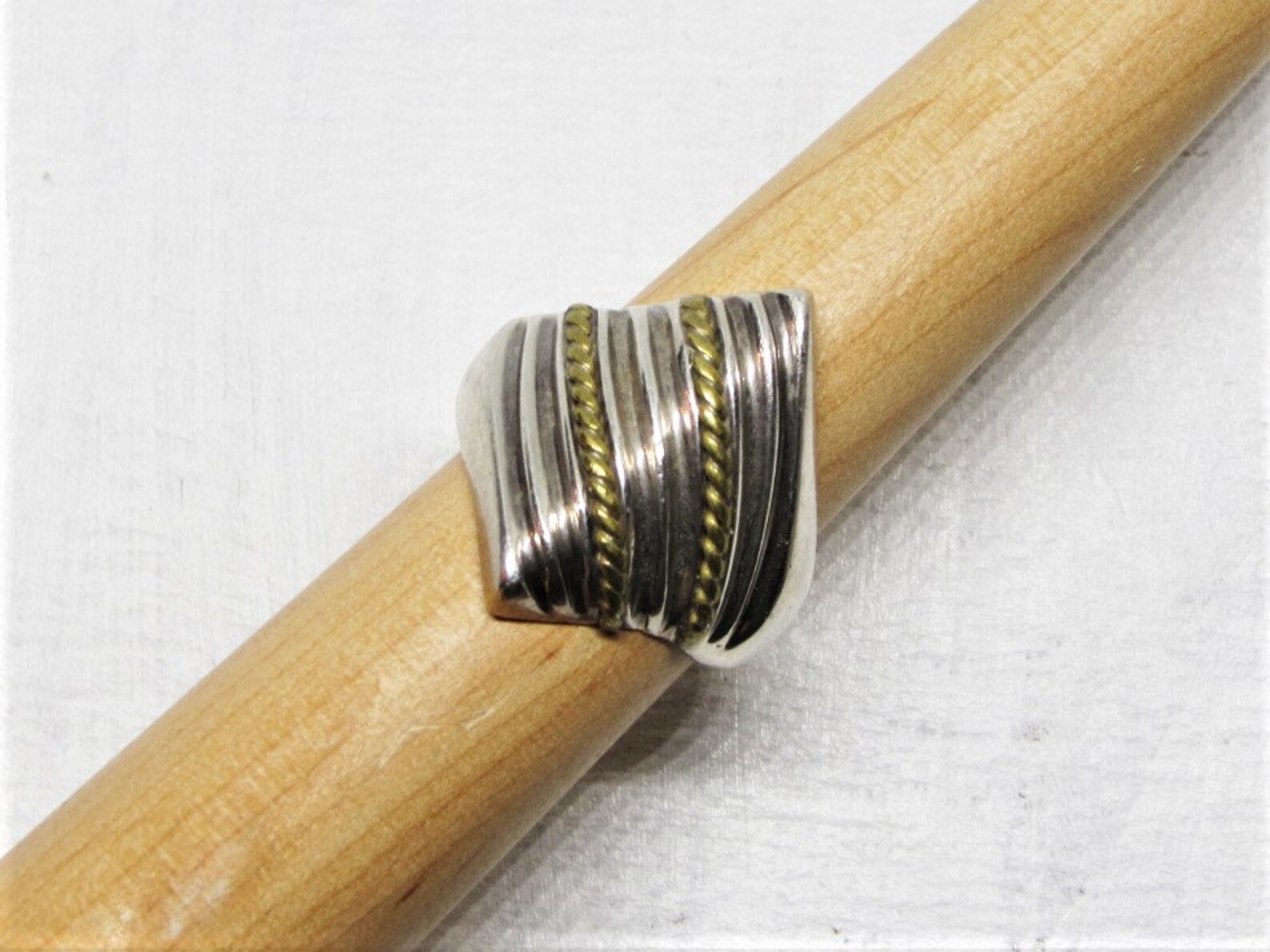 Vintage Mexican Sterling Silver Ring Modernist Geometric | Etsy