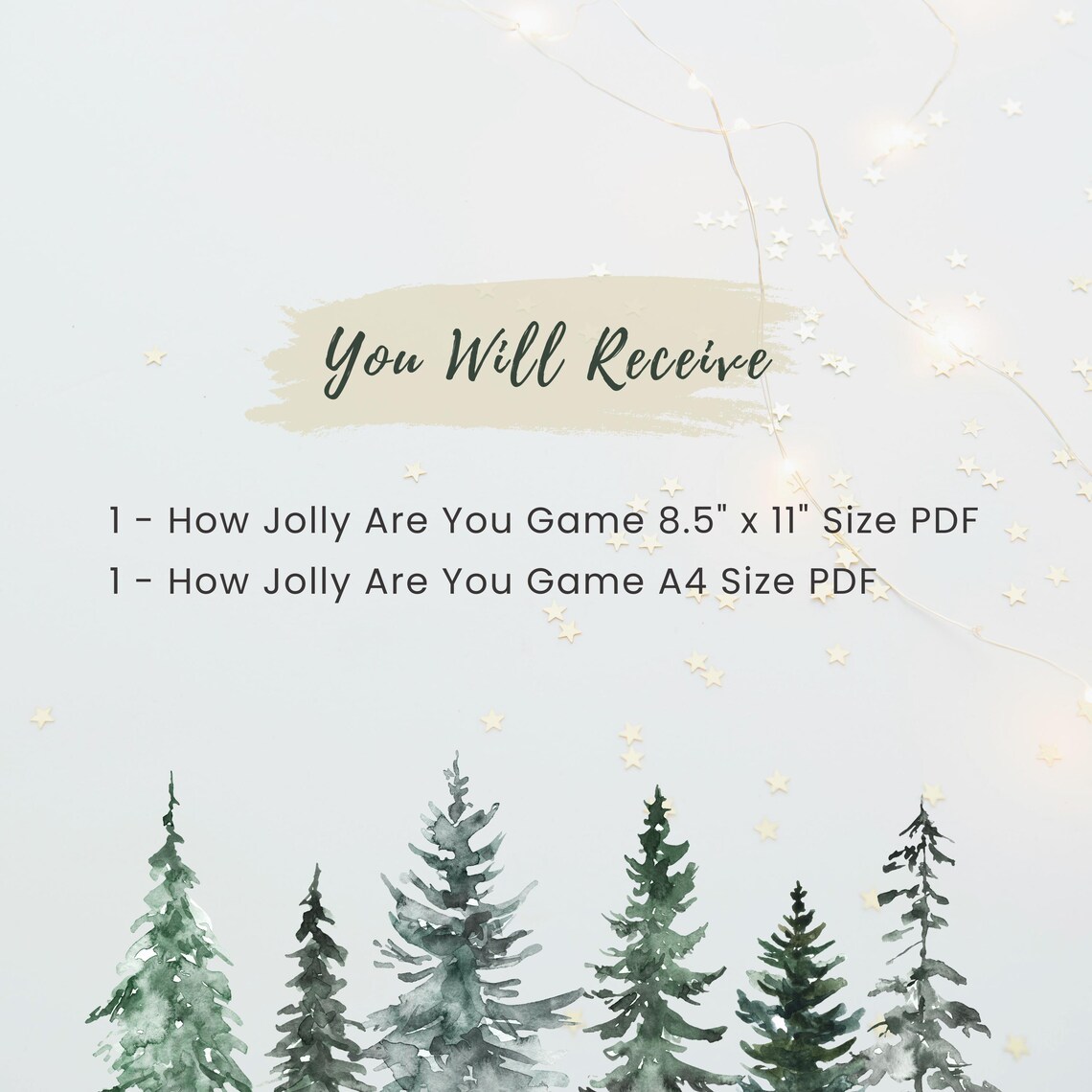 How Jolly Are You Christmas Game | Christmas Party Game | Printable ...