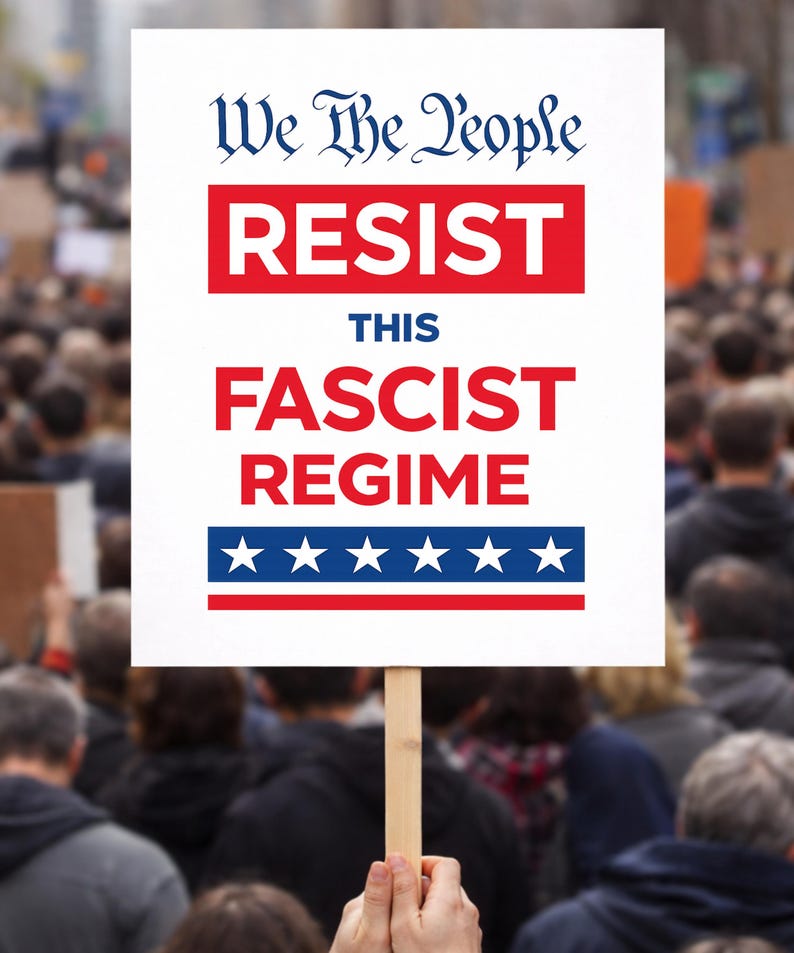 20 No Kings Protest Signs Bundle: Anti Trump Signs, Political ...