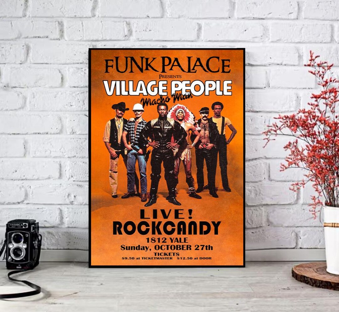 Vintage Disco Funk Concert Poster, 70s Dance Music Live Show Wall Art ...