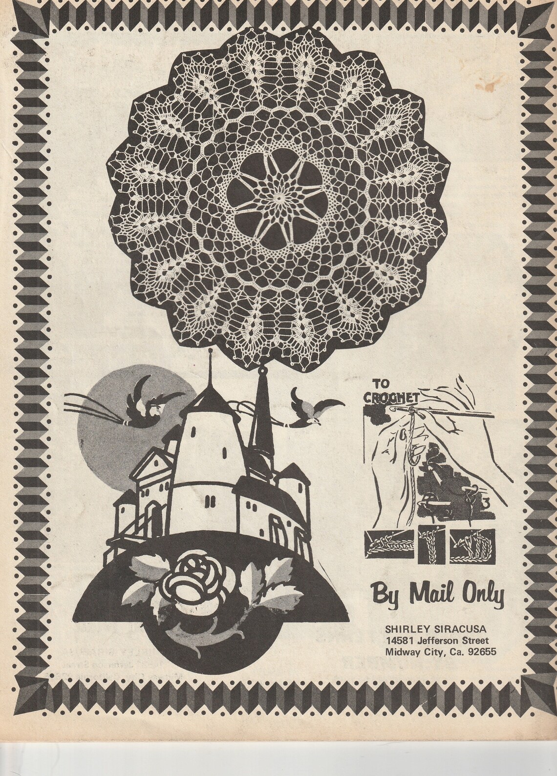 Vintage Crochet Book Designs by Elizabeth Hiddleson Vol. - Etsy