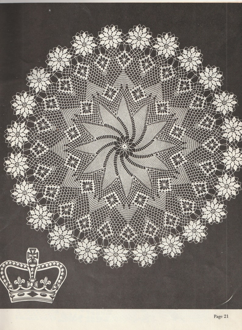 Vintage Crochet Book - Designs by Elizabeth Hiddleson - Vol. 30 ...