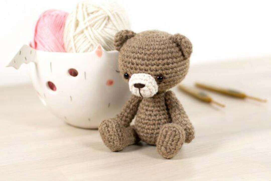 Small Teddy Bear Crochet Pattern – Easy Amigurumi PDF for Beginners ...