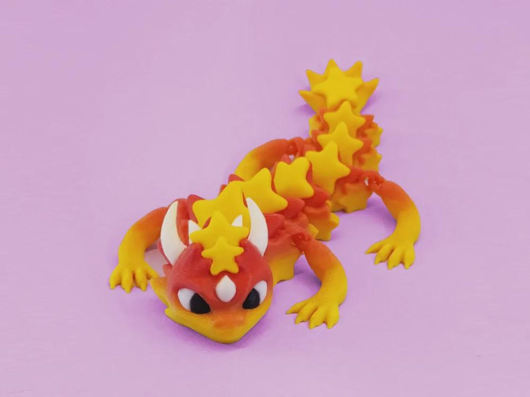 Starborn Dragon Figure: Articulated, Poseable Fantasy Model - Etsy UK