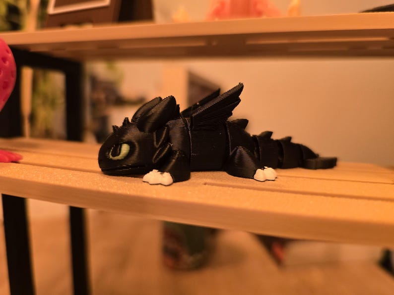 Night Pain Dragon – 3D Printed – Inspired by “how to Train Your Dragon ...