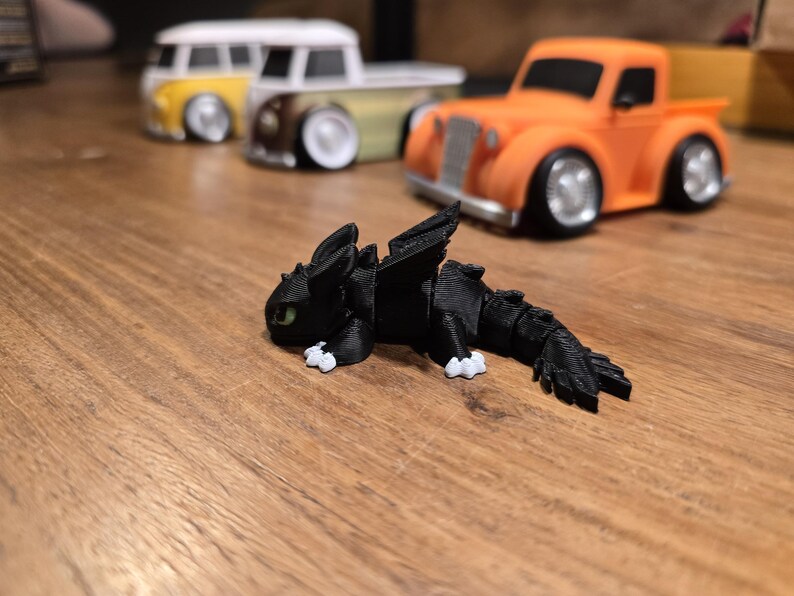 Night Pain Dragon – 3D Printed – Inspired by “how to Train Your Dragon ...
