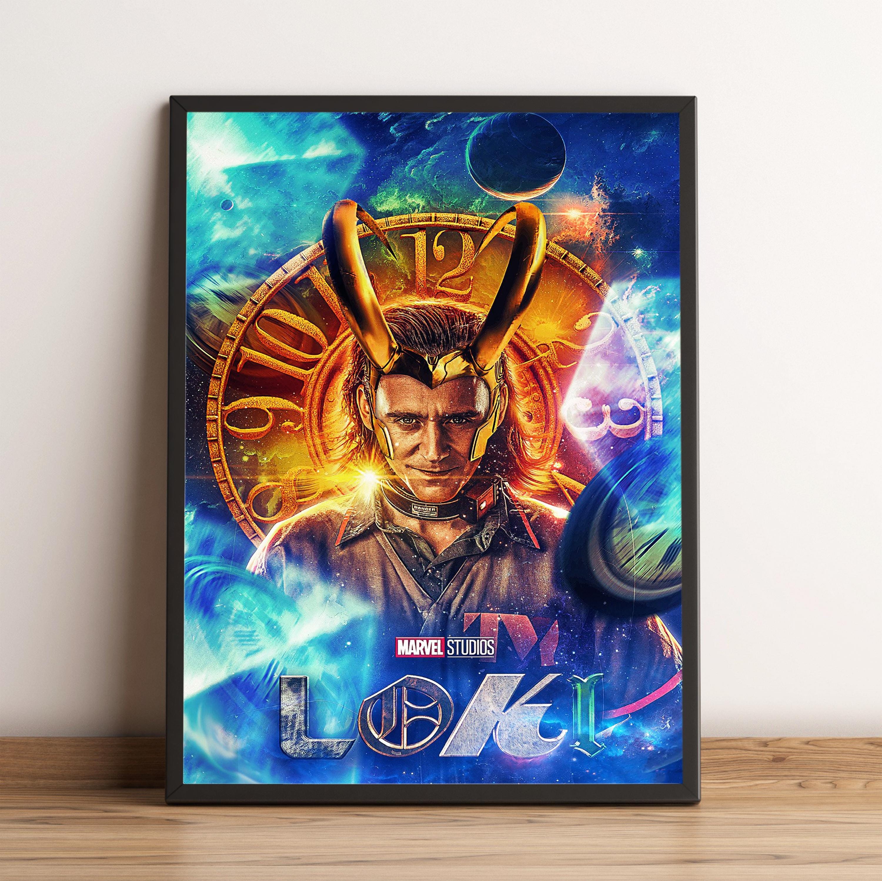 Loki Poster, Tom Hiddleston Wall Art, Wall Decor, Canvas Print - Etsy