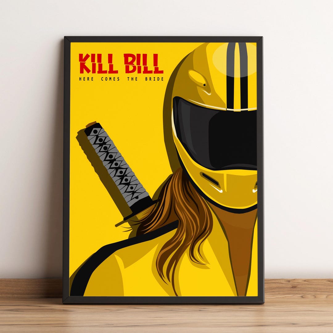 Kill Bill Poster, Kill Bill Wall Art, Wall Decor, Canvas Print - Etsy