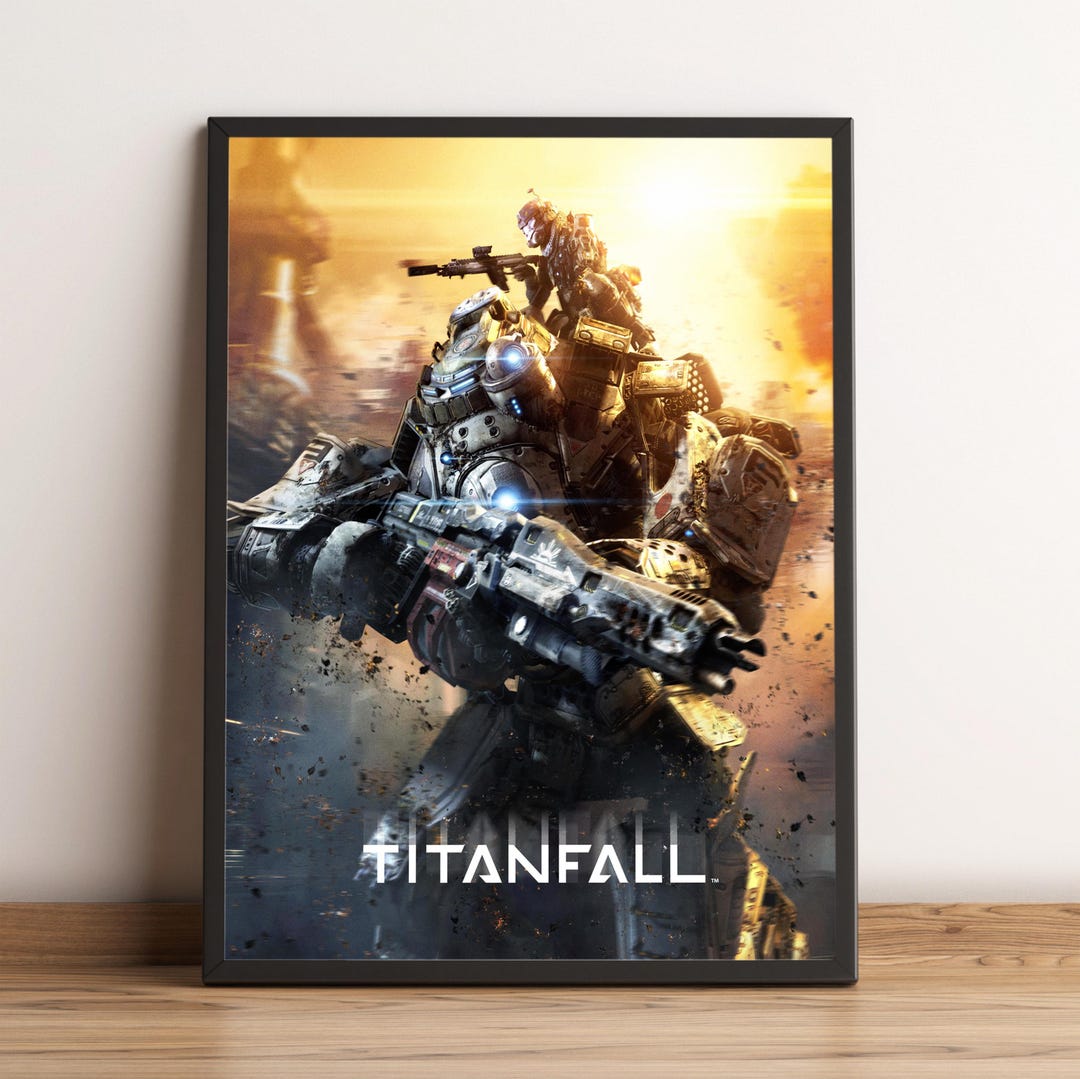 Titanfall Poster, Titanfall Art, Wall Decor, Canvas Print #2 - Etsy