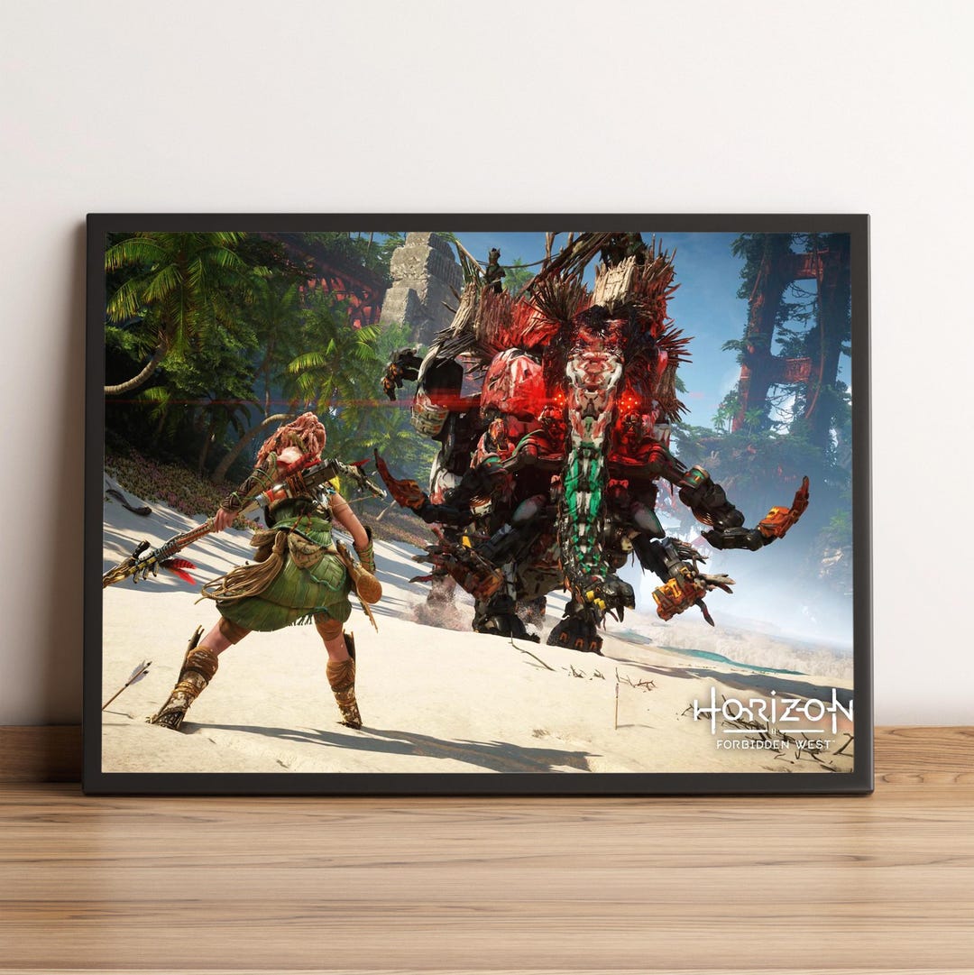 Horizon Zero Dawn Poster, Horizon Zero Wall Art, Wall Decor, Canvas ...
