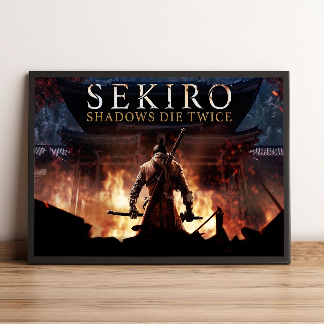 Sekiro Shadows Die Twice Poster, Sekiro Wall Art, Wall Decor, Canvas ...