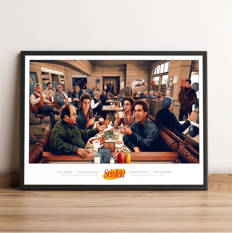 Seinfeld Poster, Seinfeld Wall Art, Wall Decor, Canvas Print - Etsy