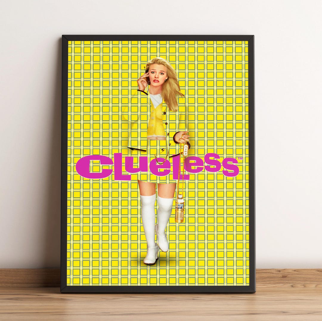 Clueless Poster, Clueless Wall Art, Wall Decor, Canvas Print #2 - Etsy