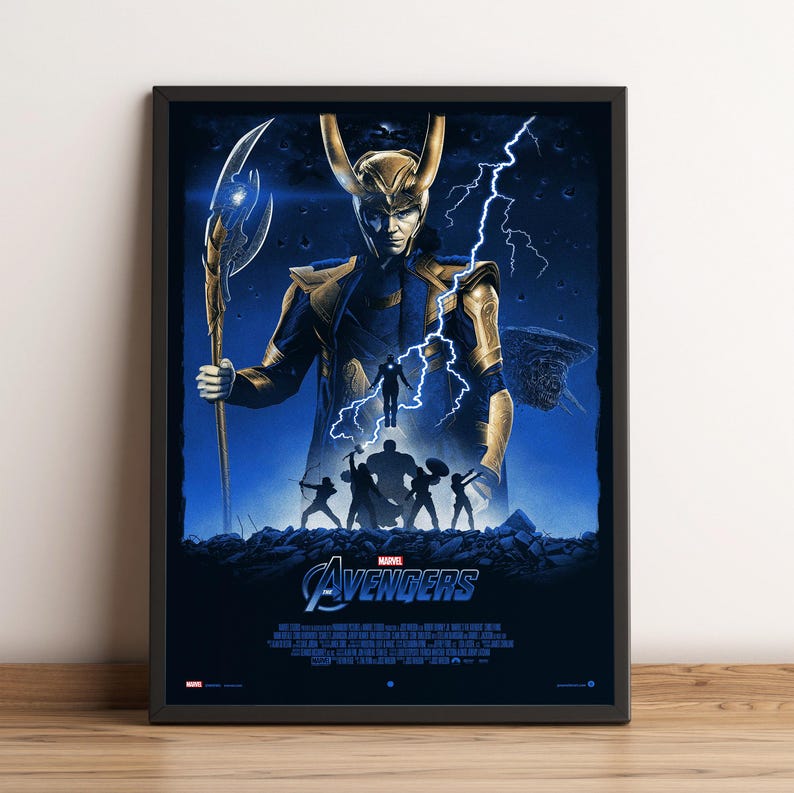 Loki Poster, Tom Hiddleston Wall Art, Wall Decor, Canvas Print - Etsy