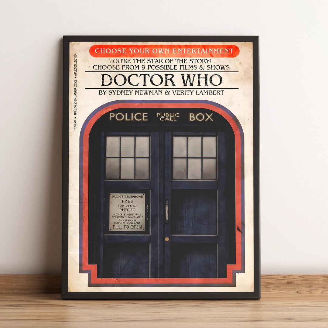 Doctor Who Poster, Dr Who Wall Art, Wall Decor, Canvas Print #2 - Etsy