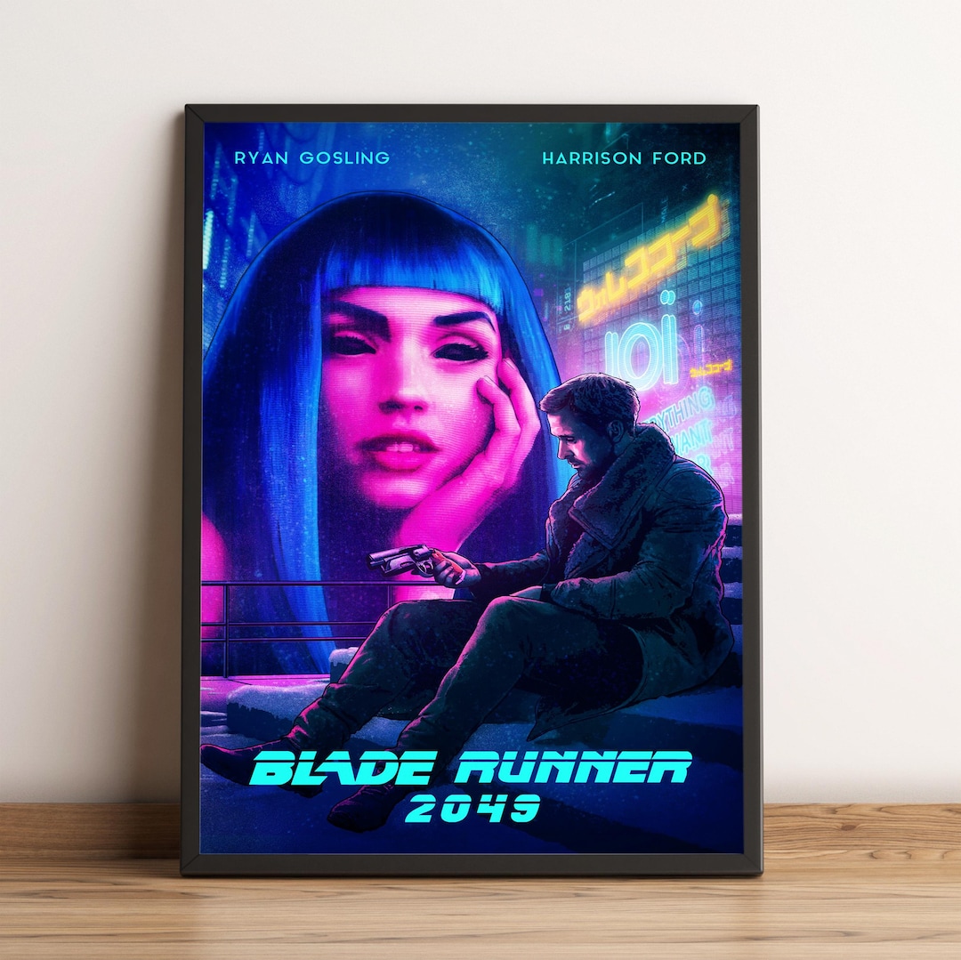 Bladerunner 2049 Poster, Ryan Gosling Wall Art, Wall Decor, Canvas ...
