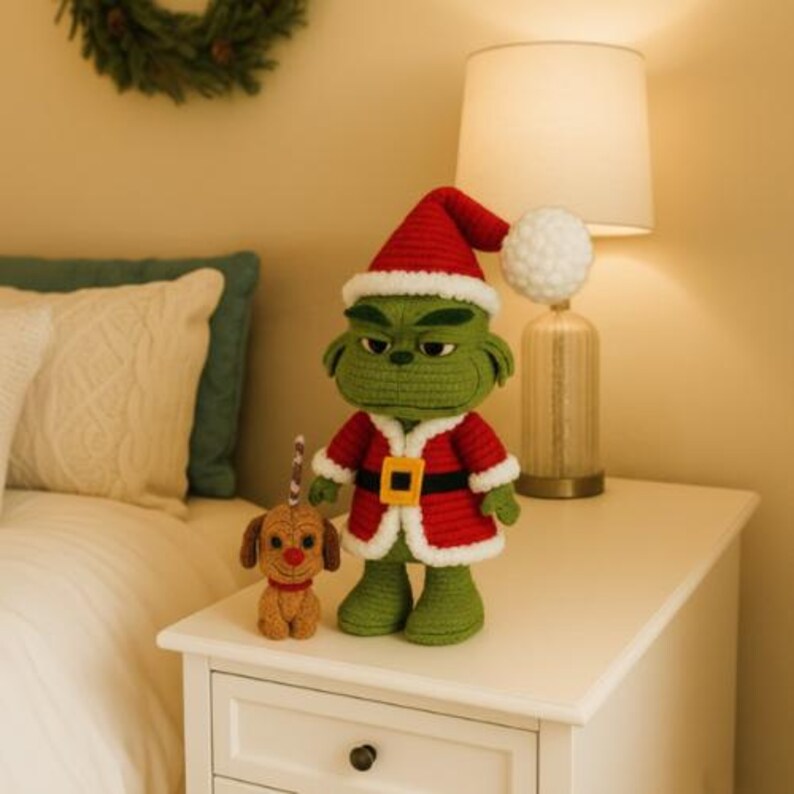 Crochet Grinch Amigurumi Pattern | Christmas Villain (PDF in Spanish ...