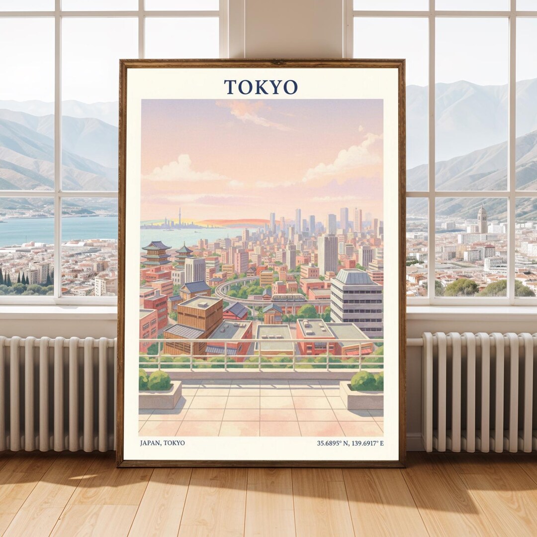 Infinity Mirror Tokyo Art Print - Etsy