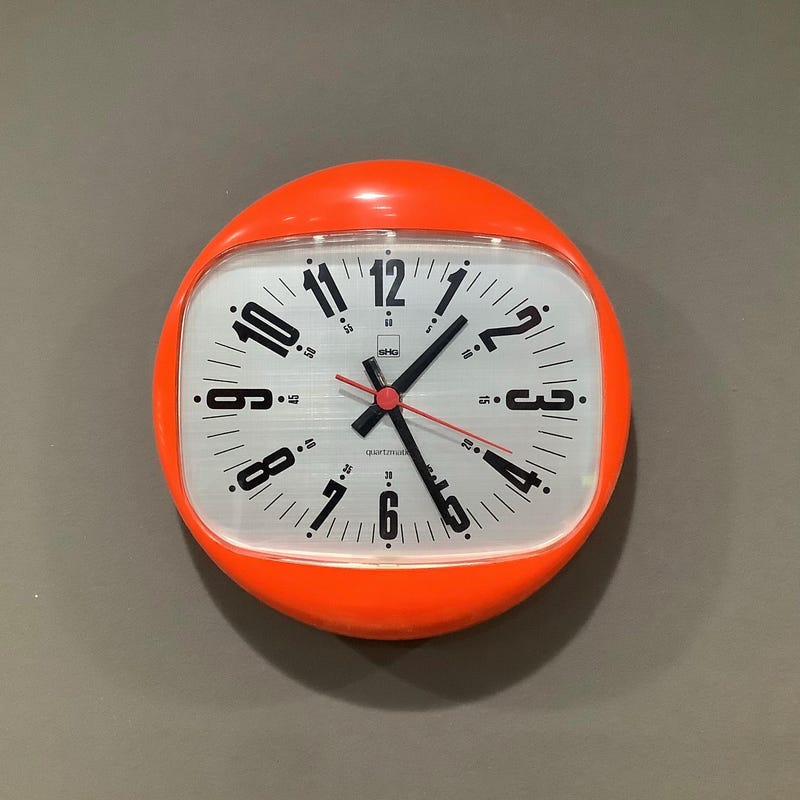 Space Age Clock - Etsy