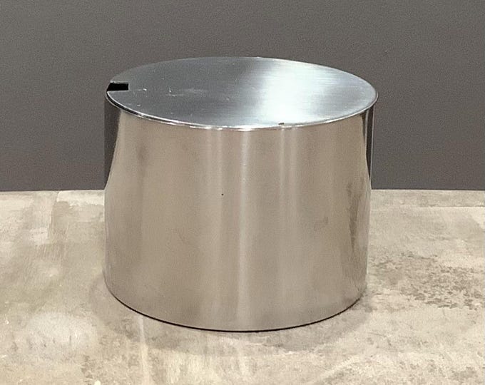 Vintage Stelton Denmark Arne Jacobsen Stainless Steel Lidded Sugar Bowl ...