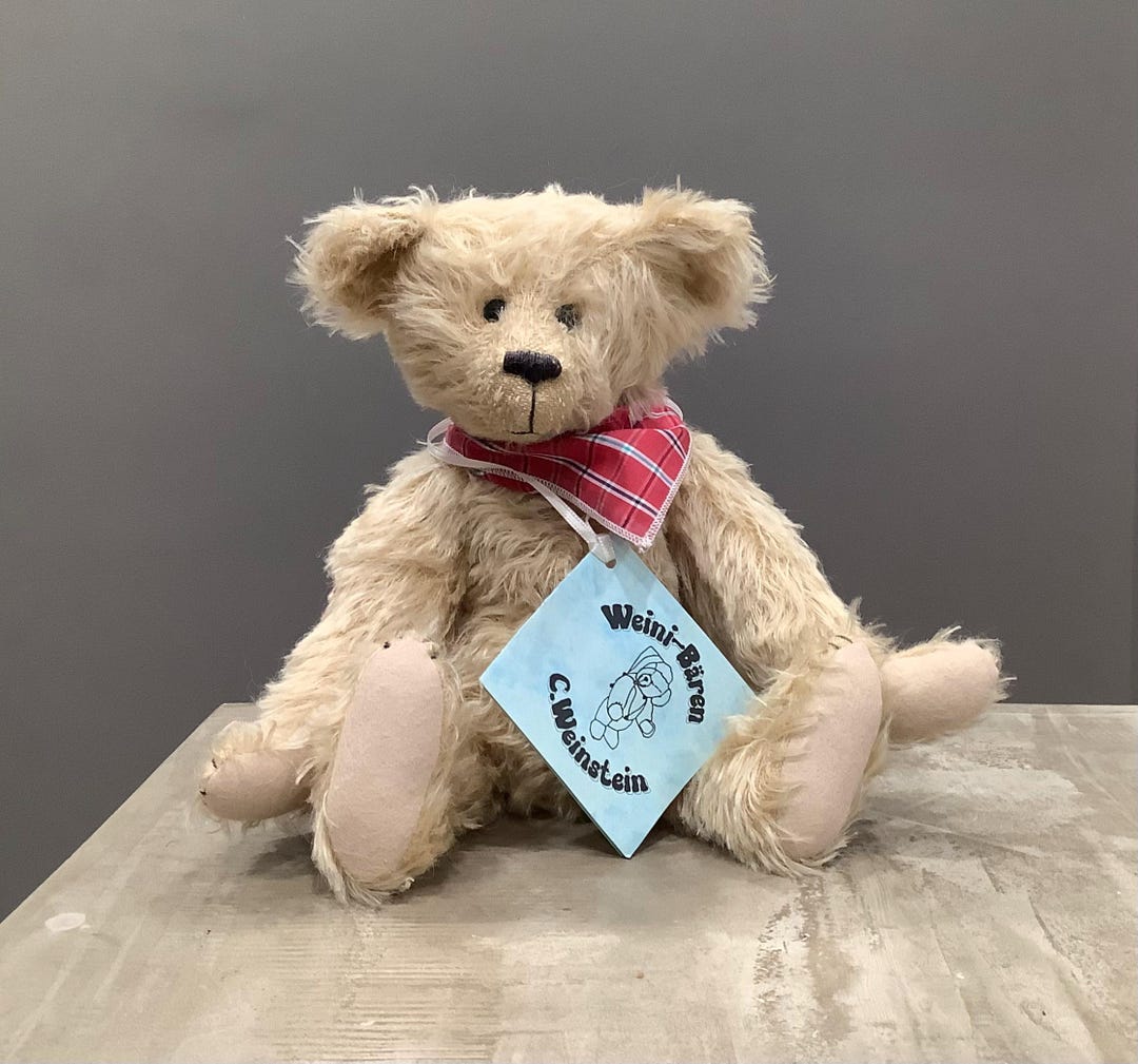 Vintage Claudia Weinstein Handmade Jointed Plush Mohair Wilson Teddy ...