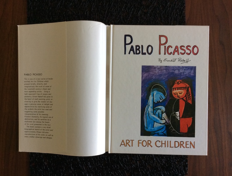 Vintage Pablo Picasso Art for Children by Ernest Rabott / 1968 First ...