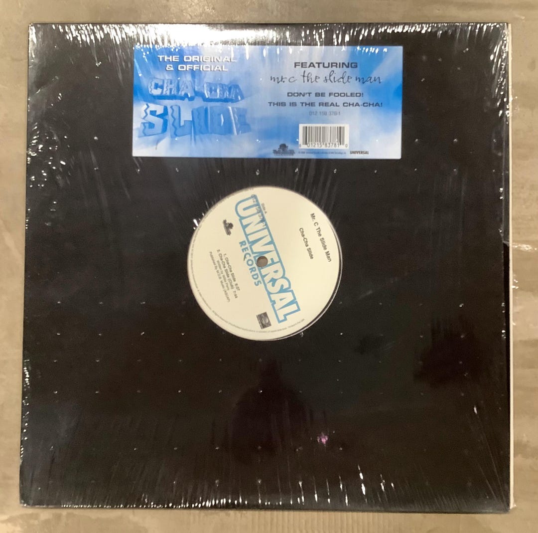 Mr. C the Slide Man Cha-cha Slide 12” Record Vinyl / VG Condition - Etsy UK